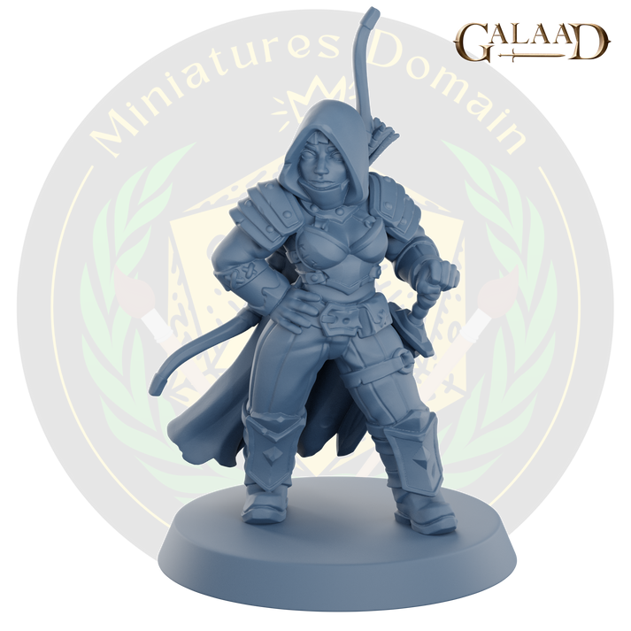 Female Dwarf 2 – Miniatures Domain
